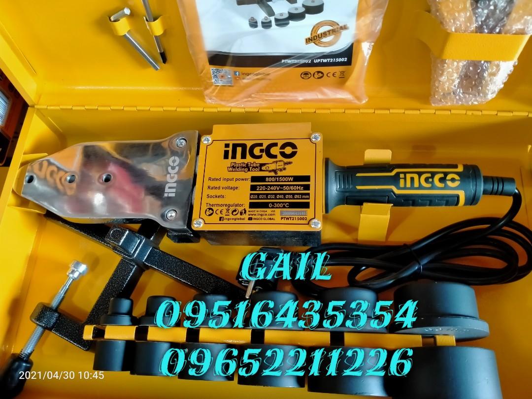 INGCO 1500w Industrial Plastic Tube Welding Tool / Fusion Machine ...