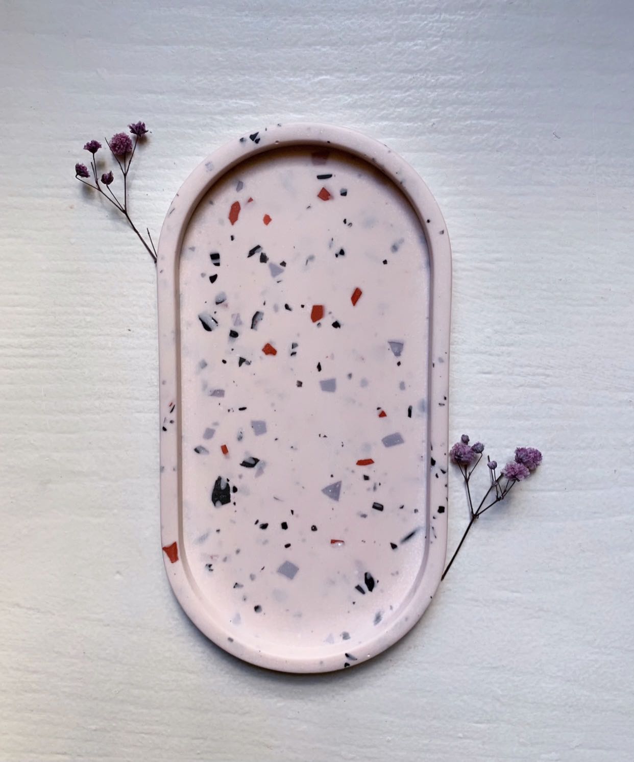 Jesmonite Terrazzo Coaster/Tray, Furniture & Home Living, Kitchenware ...