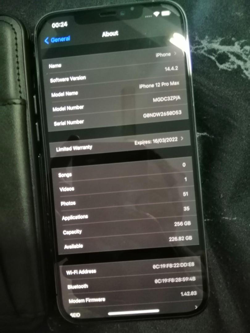 Ip12 pro max 256gb, Mobile Phones & Gadgets, Mobile Phones, iPhone ...