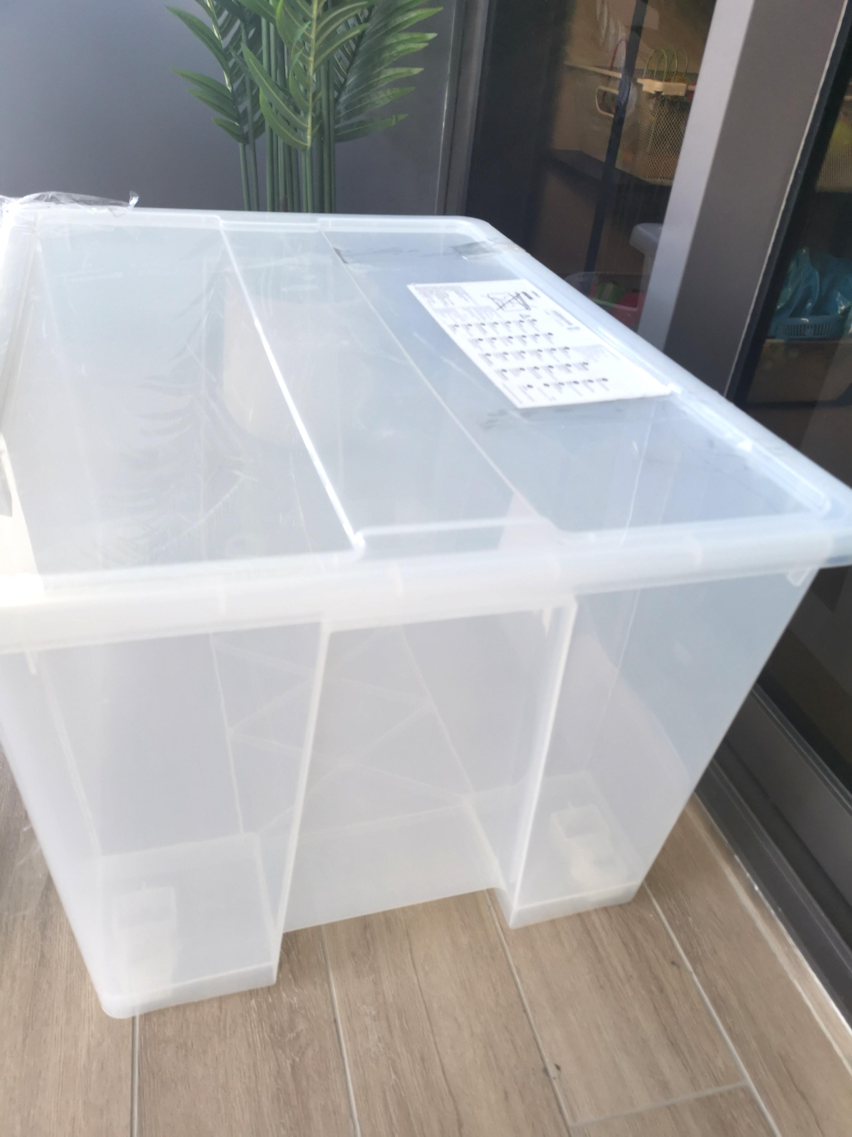 Jumbo Samla box with lid (130L), Furniture & Home Living, Home ...