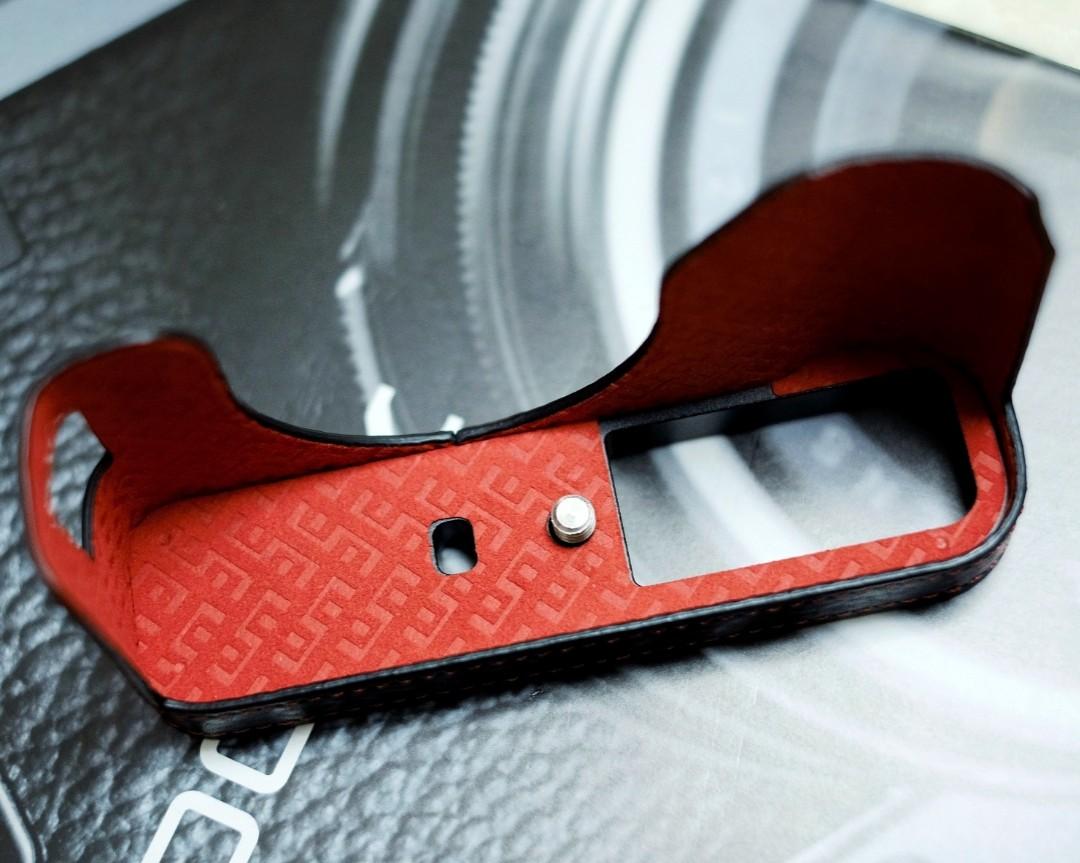 LIM'S Italian MINERVA Genuine Leather Half Case (Halfcase) For Fujifilm ...