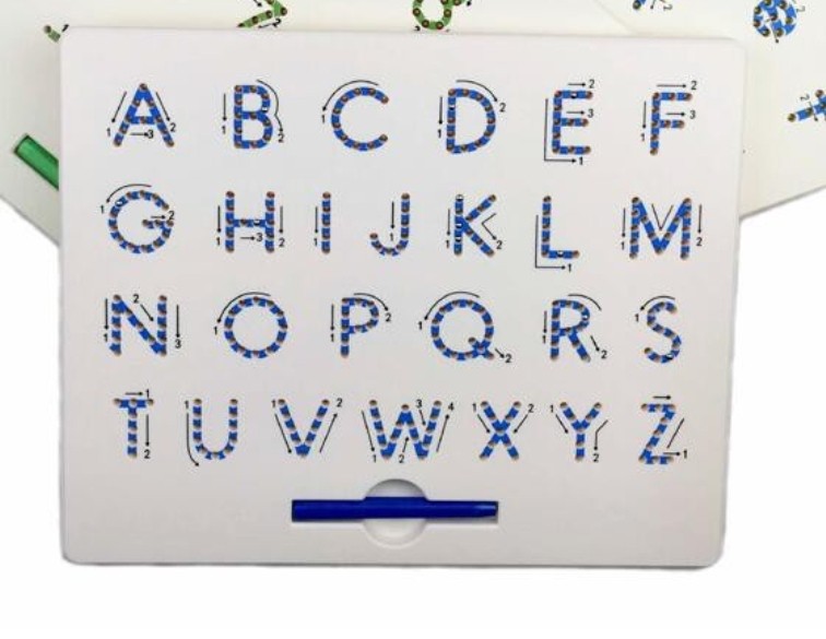 Magnetic Drawing Board Alphabet (CAPITAL LETTERS), Hobbies & Toys, Toys ...