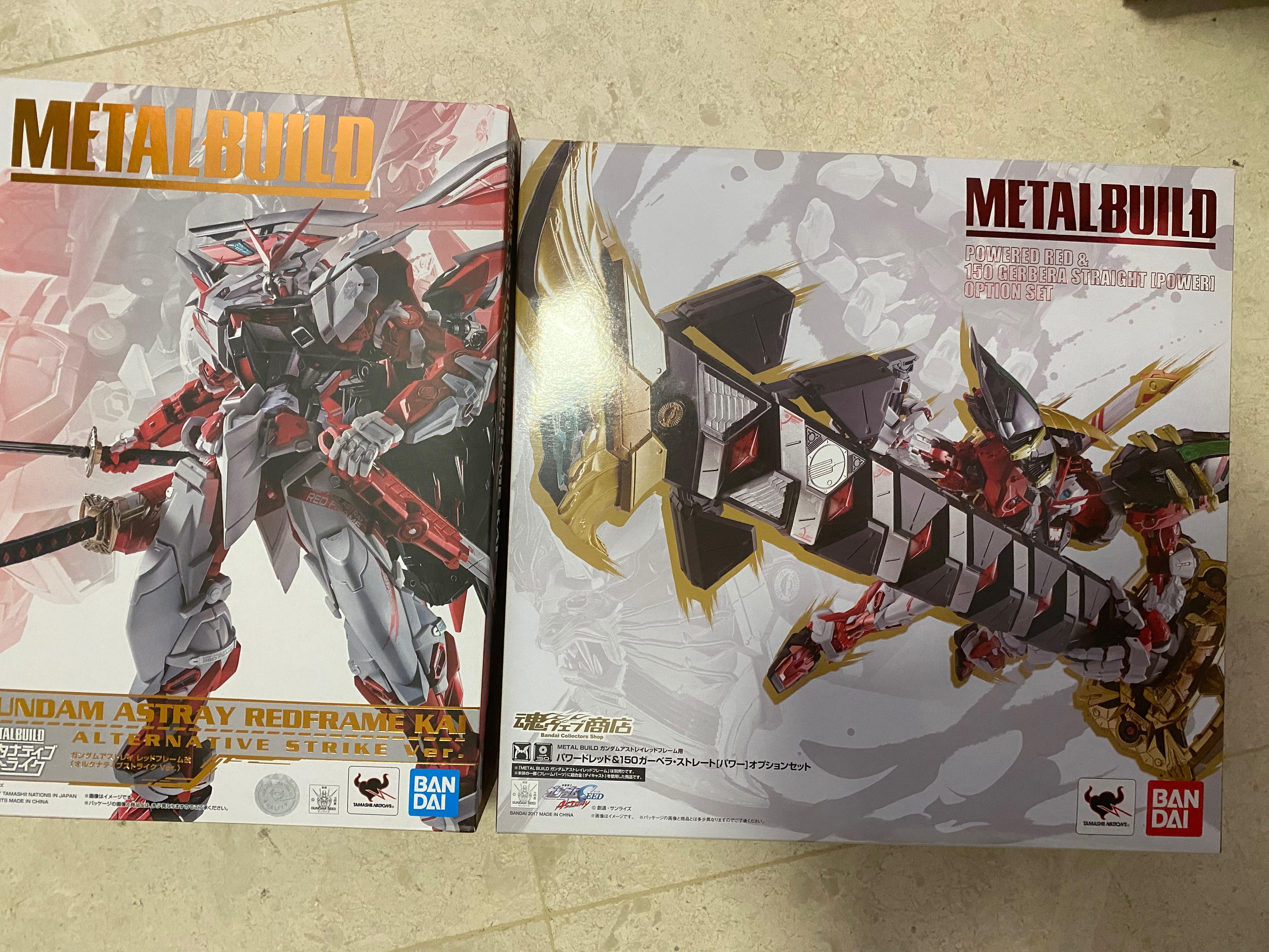 Metal Build Gundam Astray Red Frame Kai + Powered Red & Gerbera ...