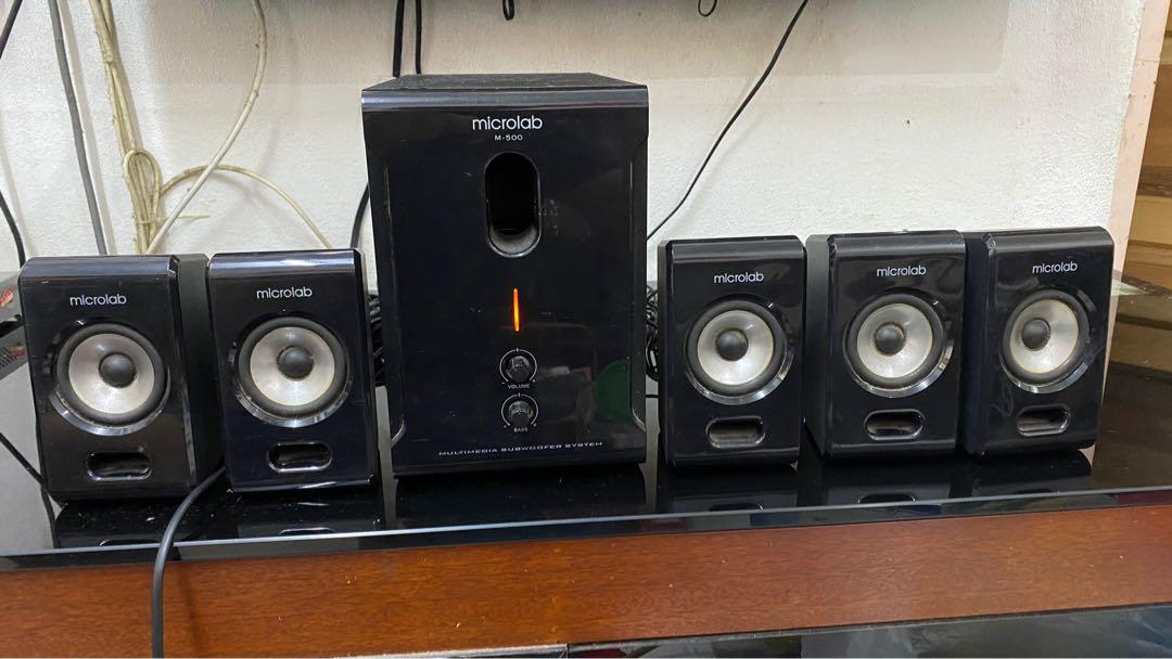 Microlab M-500 Multimedia Subwoofer System, Audio, Soundbars, Speakers ...