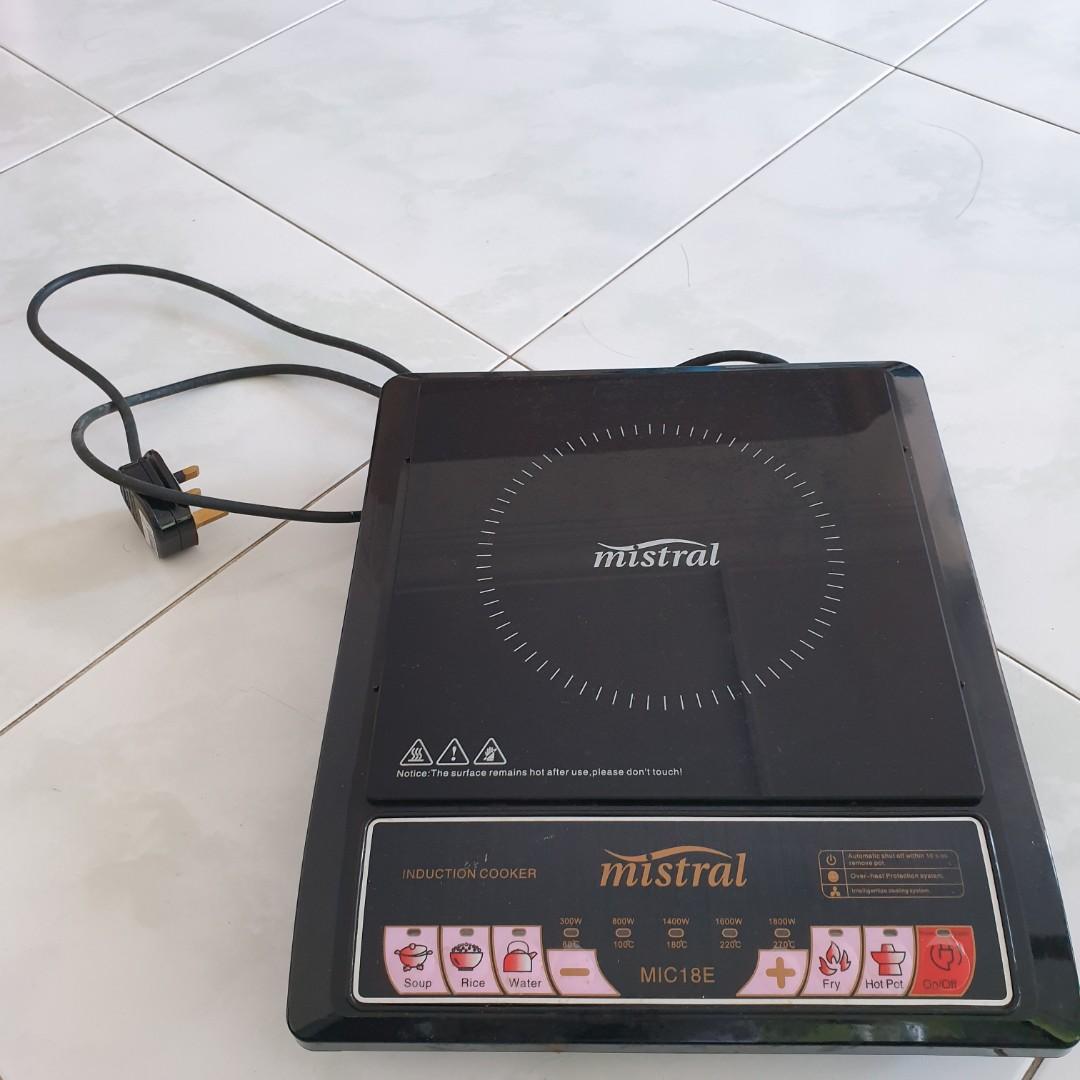 Mistral induction cooker, TV & Home Appliances, Kitchen Appliances ...