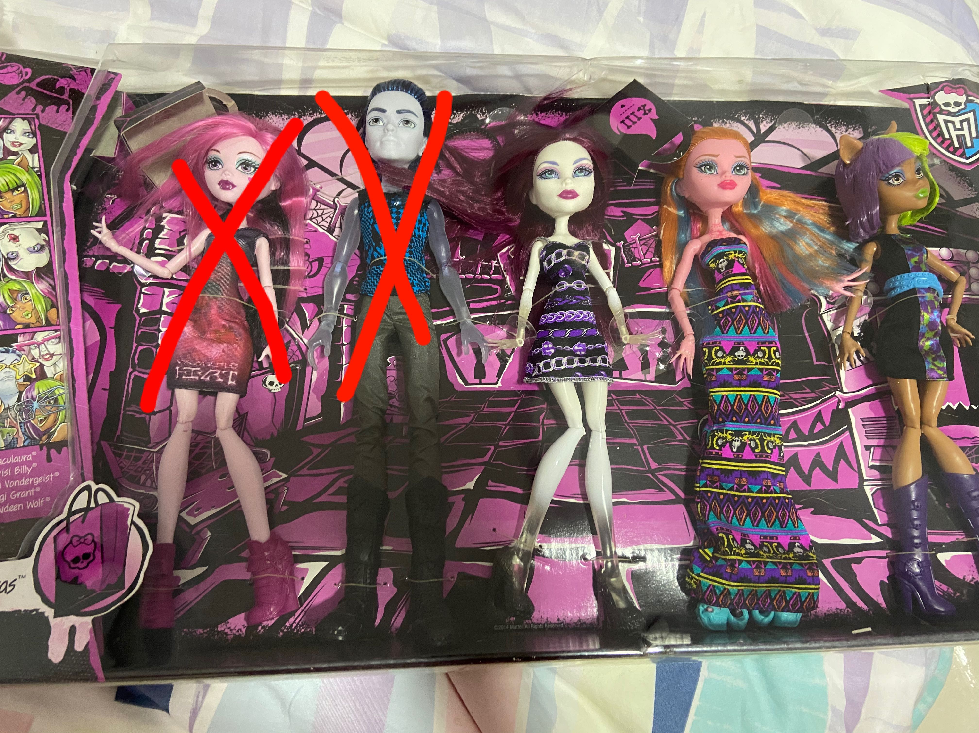 Monster High Maul Monsteristas Doll Set ( Selling W/o Draculaura ...