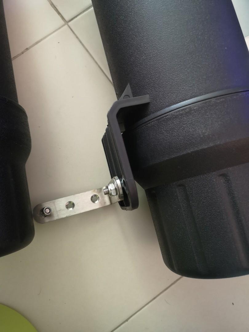 Motorcycle storage tubes with locks l, key and mounting, Motorcycles ...