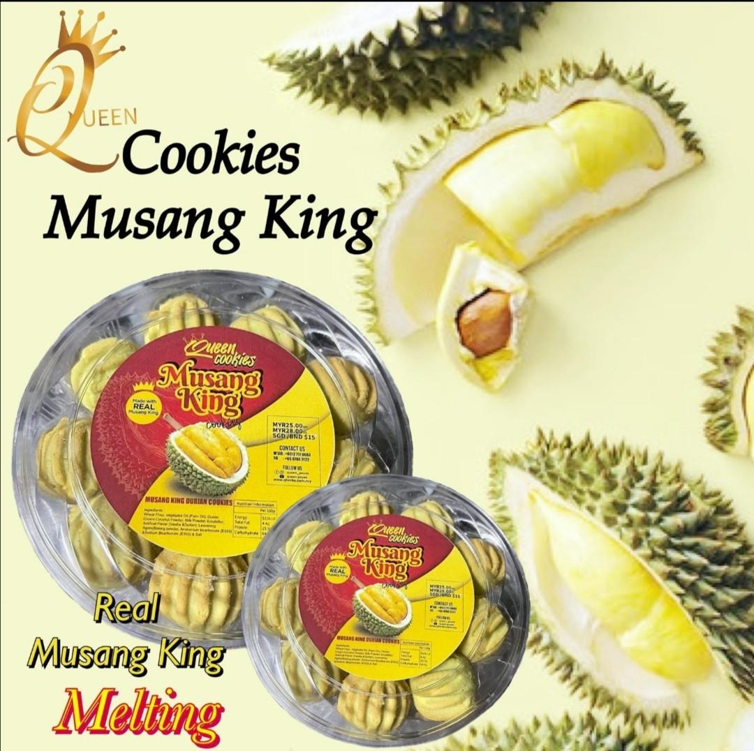 Musang King Cookies, Food & Drinks, Homemade Bakes on Carousell