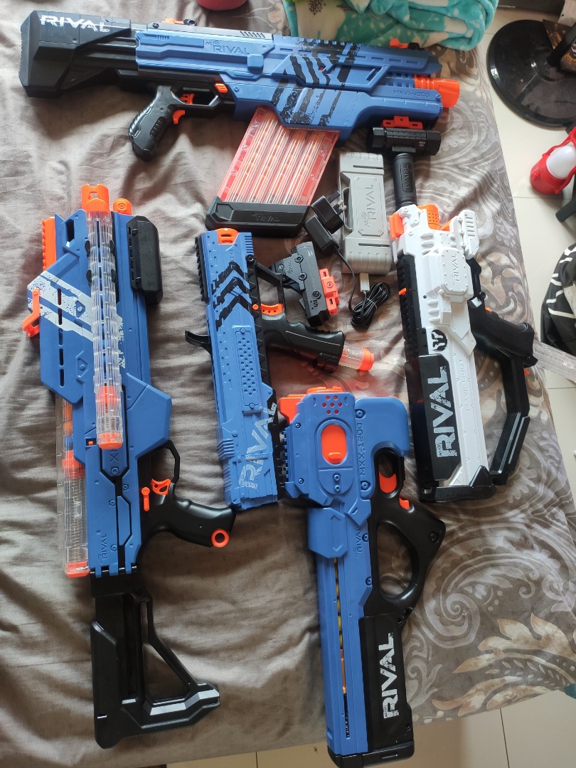 Nerf rival hypnos, hera, charger, khaos, Hobbies & Toys, Toys & Games ...