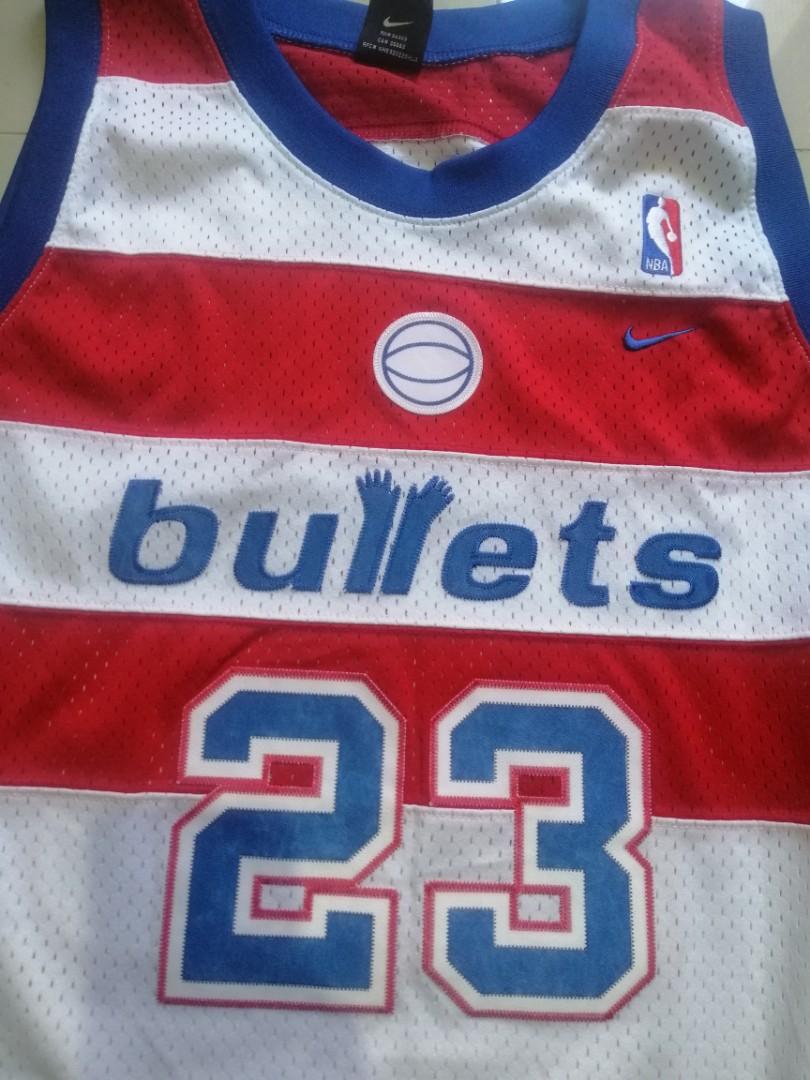 Nike Michael Jordan Bullets Jersey, Men's Fashion, Activewear on Carousell