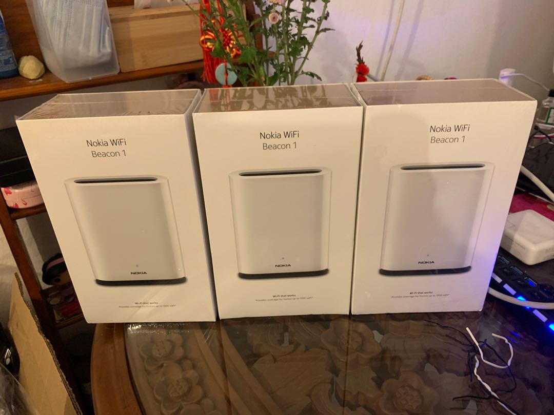 Nokia Beacon 1 Mesh Router 3 piecs, Computers & Tech, Parts ...