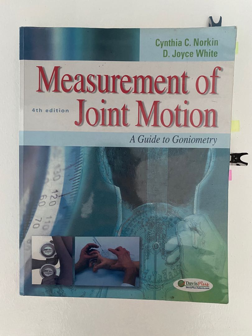 Norkin Measurement Of Joint Motion 4th Edition Hobbies And Toys Books