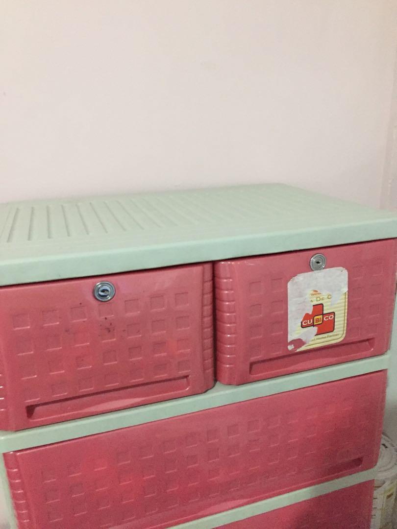 Orocan lucky star pink chest dresser drawer of 5 6, Furniture & Home ...