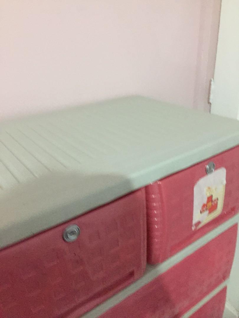 Orocan lucky star pink chest dresser drawer of 5 6, Furniture & Home ...