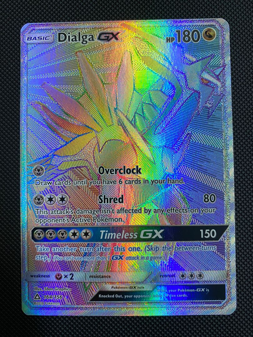 Pokemon Dialga Gx rainbow rare, Toys & Games, Board Games & Cards on ...