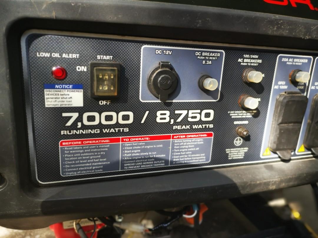 Predator 8750 watts generator (US brand!), Commercial & Industrial ...