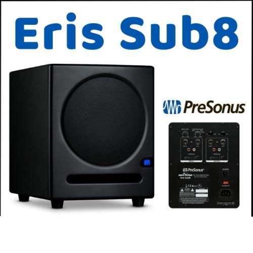 PreSonus Eris Sub8 Compact Studio Subwoofer (Sub 8) , Audio, Soundbars ...