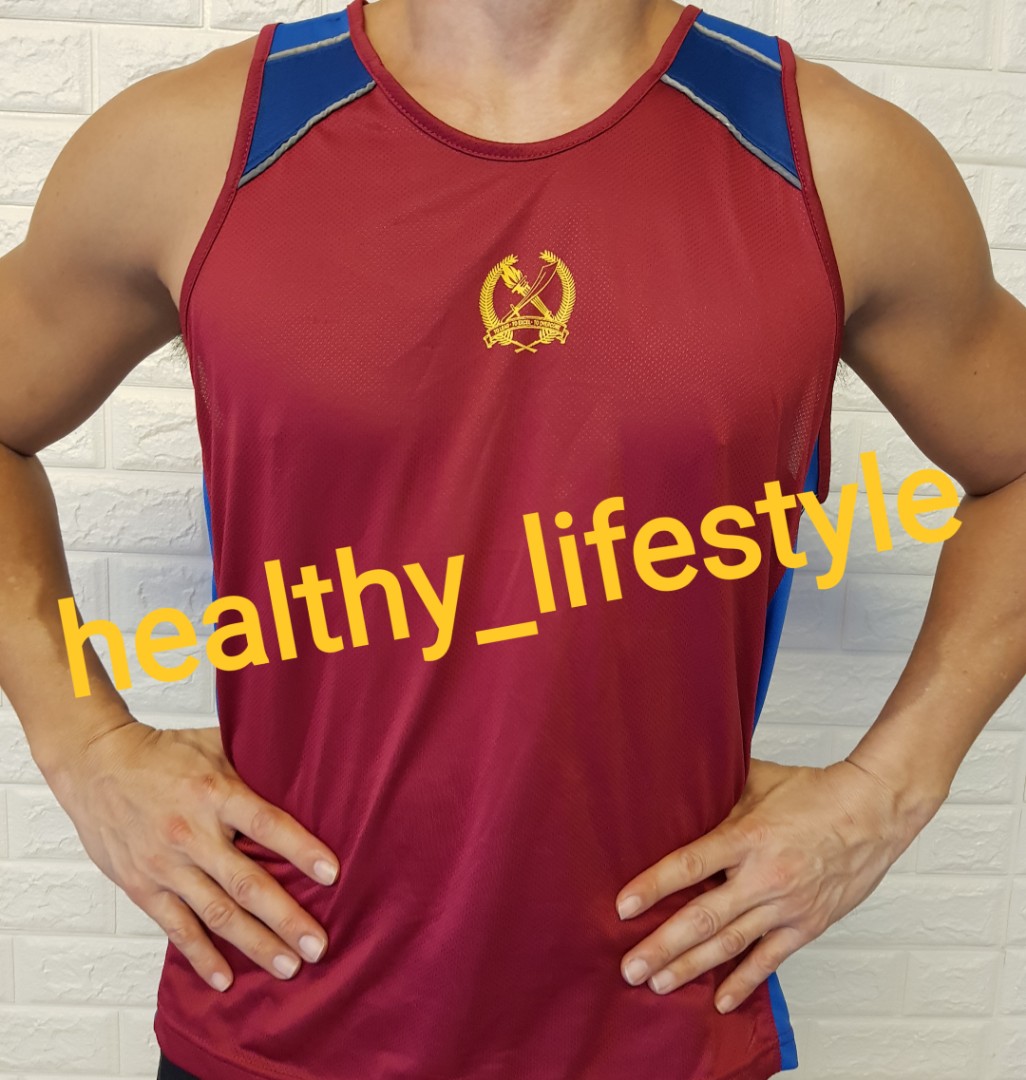 SAF OCS Singlet L, Men's Fashion, Activewear on Carousell