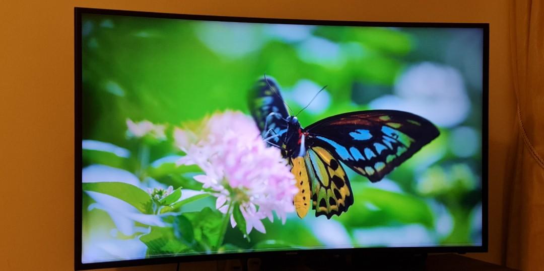 Samsung 49" KU6300 Curved Smart 4K UHD TV, TV & Home Appliances, TV ...
