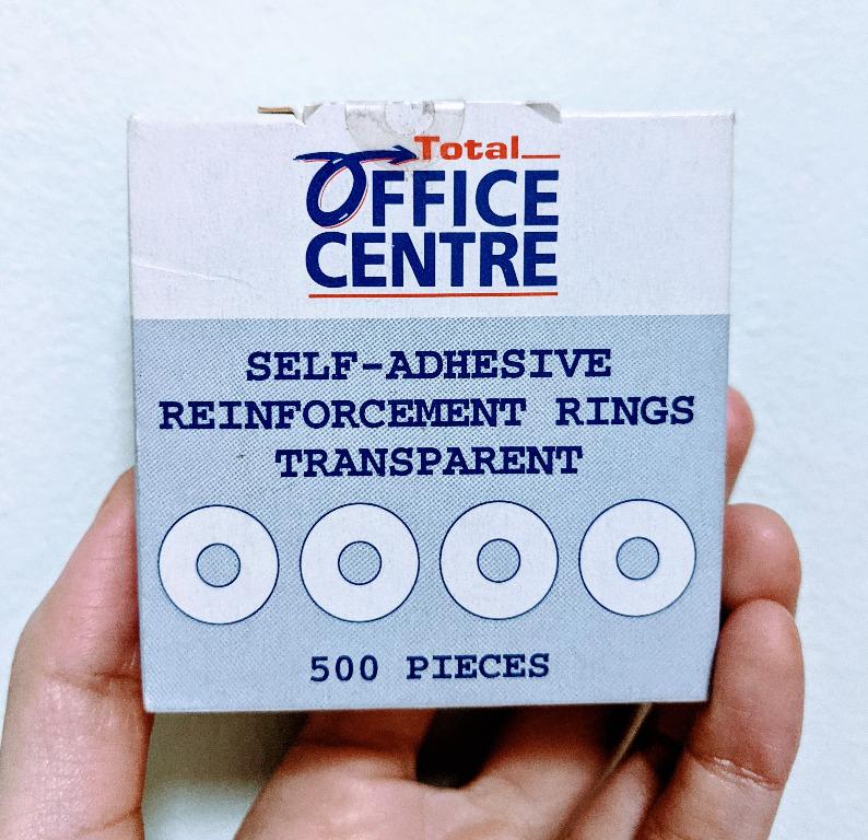 Self Adhesive Rings Reinforcement Punched Holes x 2, Hobbies & Toys ...