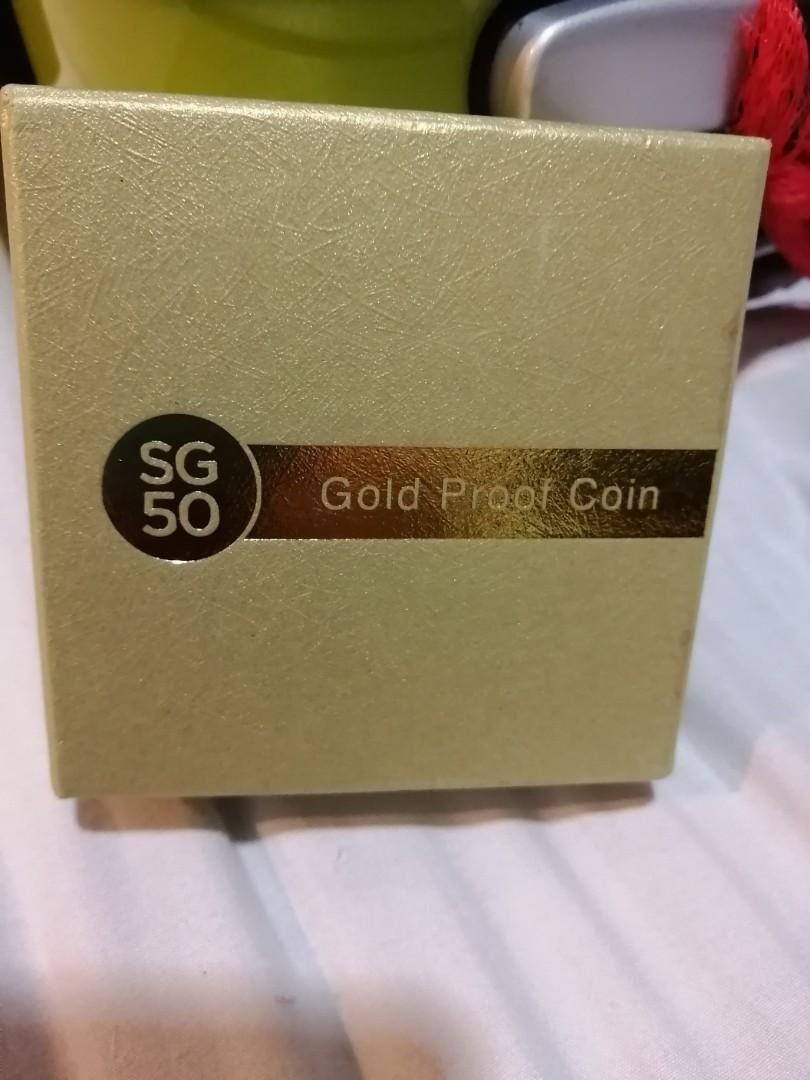 Sg50 $50 Gold Proof Coin, Hobbies & Toys, Memorabilia & Collectibles ...