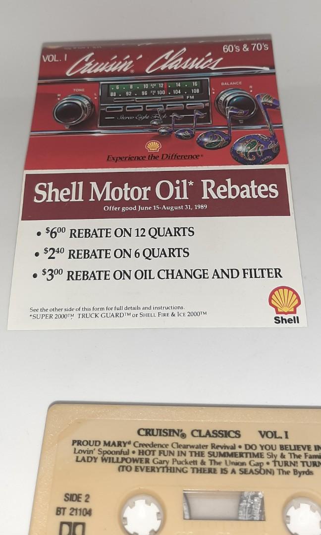 Shell Cruisin Classics Vol. 1 Collectible Cassette Tape 90s Collection ...