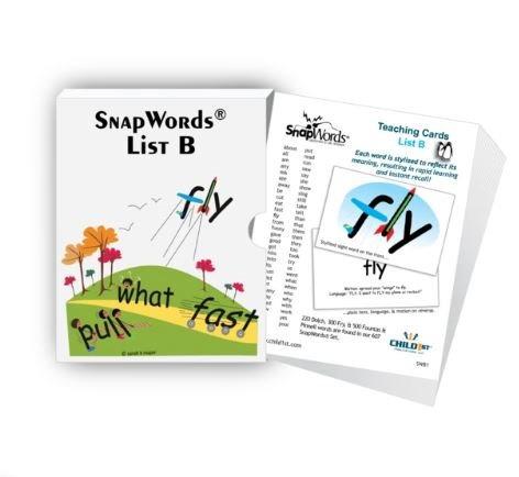 5 BOX SET CHILD 1ST Snap Words Sight Words Teaching Cards Pocket ...