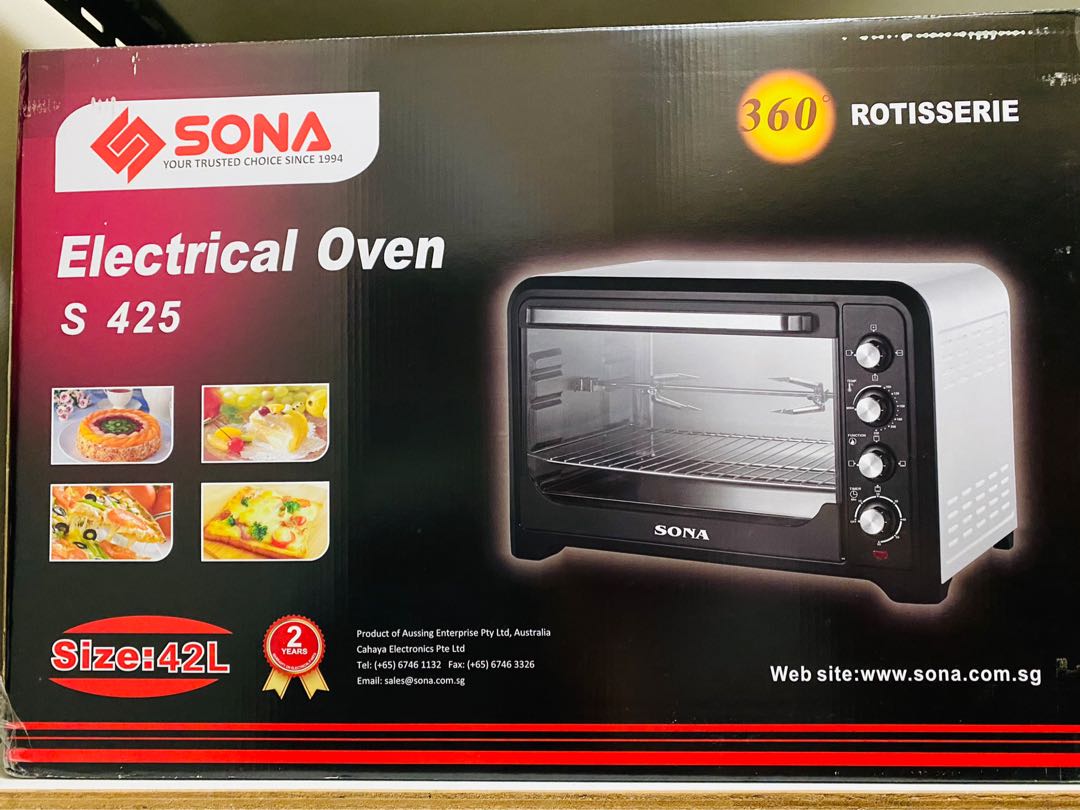 Sona Electrical Oven , Model S425 (capacity: 42L), Home Appliances, Kitchenware on Carousell