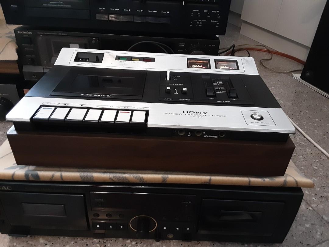 Sony Cassette Deck TC-117, Audio, Portable Music Players on Carousell