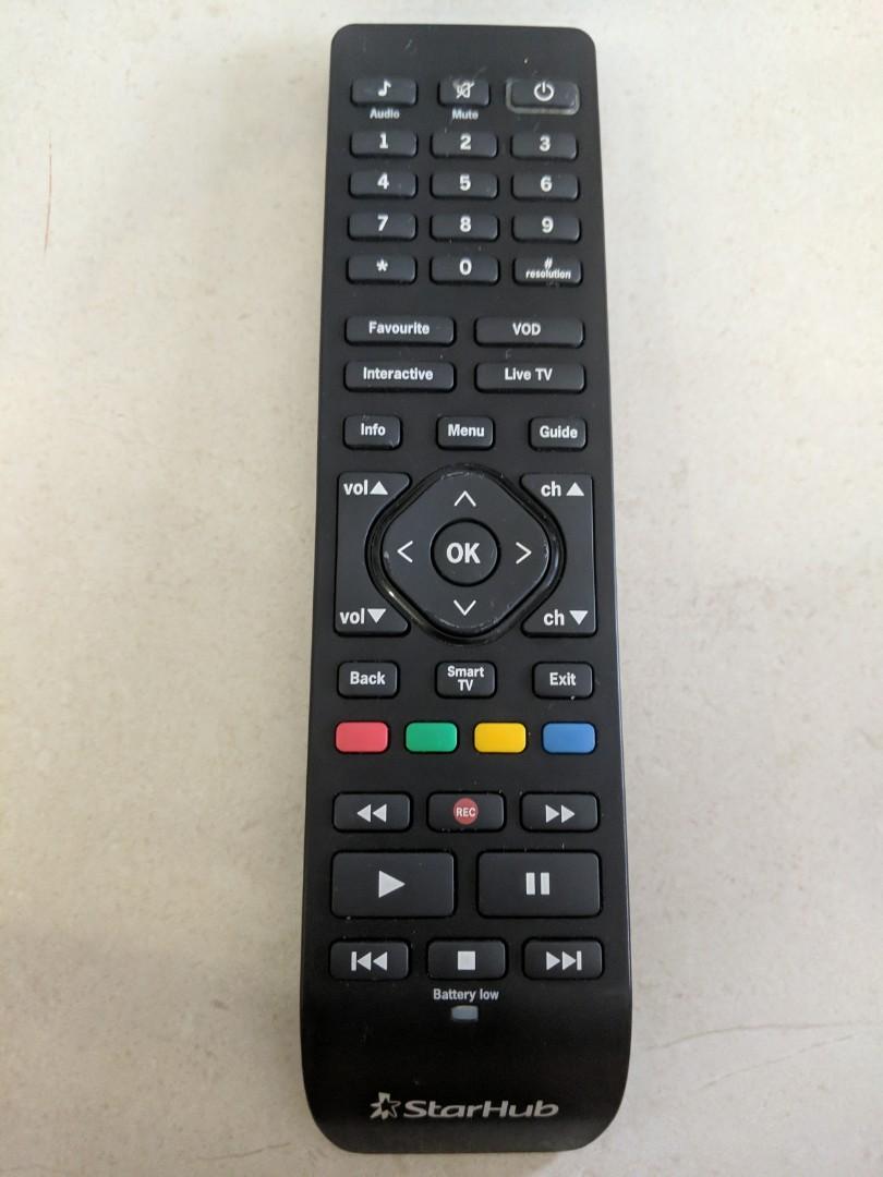 Starhub Remote Control, TV & Home Appliances, TV & Entertainment, TV ...