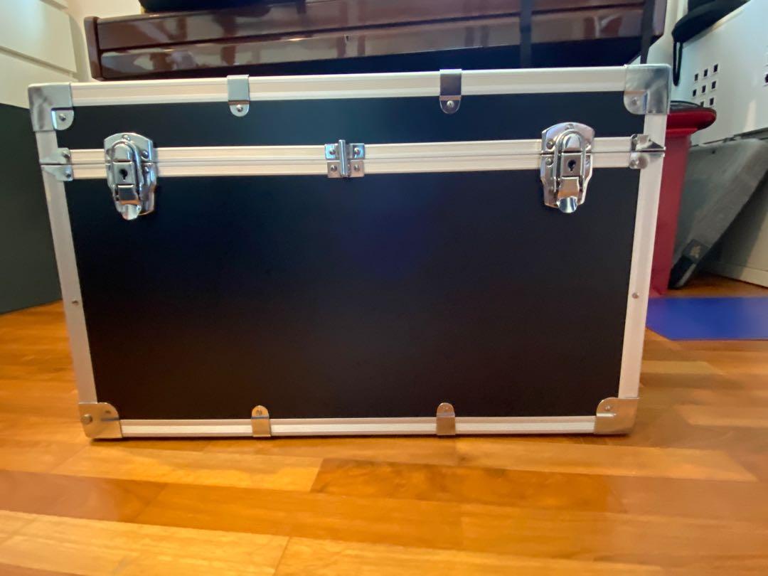 Steady huge storage box with lock & partition, Furniture & Home Living ...