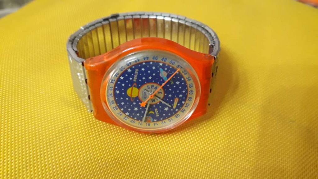 Vintage SWATCH Starry Sky / Spacetime 1995 Watch @ Authentic, Luxury ...