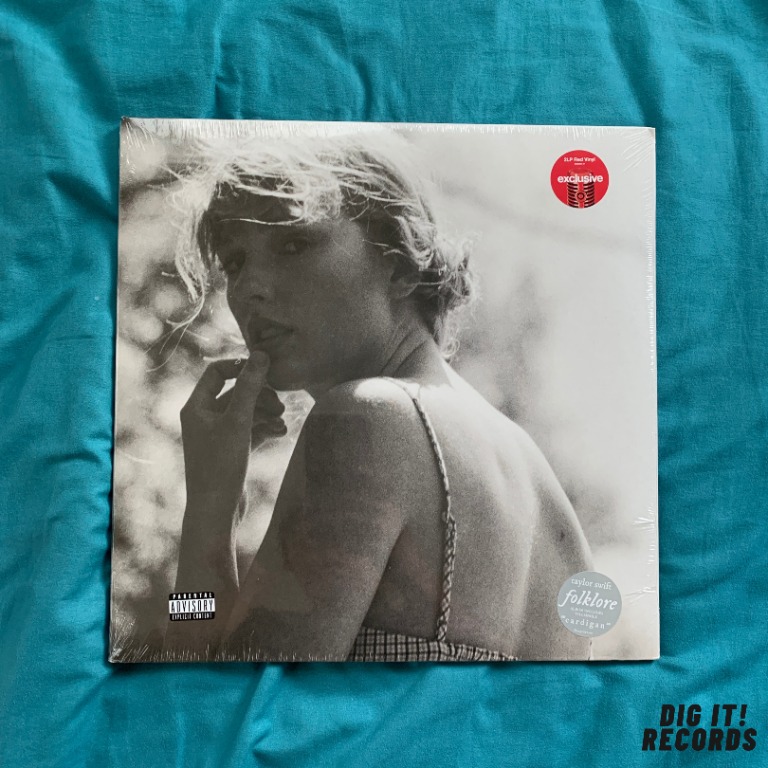 Taylor Swift - Folklore Red Vinyl, Hobbies & Toys, Music & Media, CDs ...