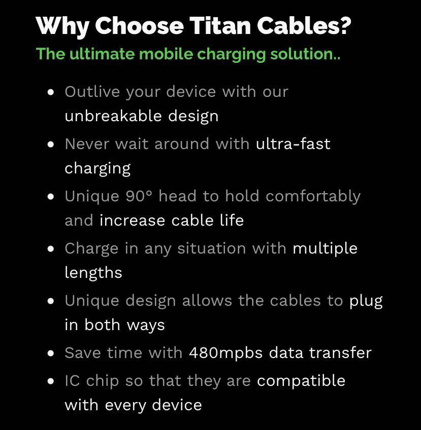 Titan Power Smart Cable, Mobile Phones & Gadgets, Mobile & Gadget ...