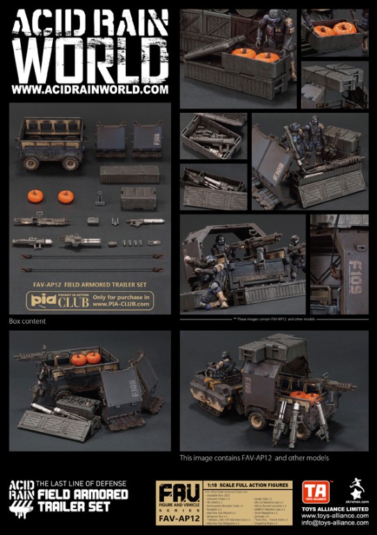 Toys Alliance Acid Rain - Field Armored Trailer Set, Hobbies & Toys ...
