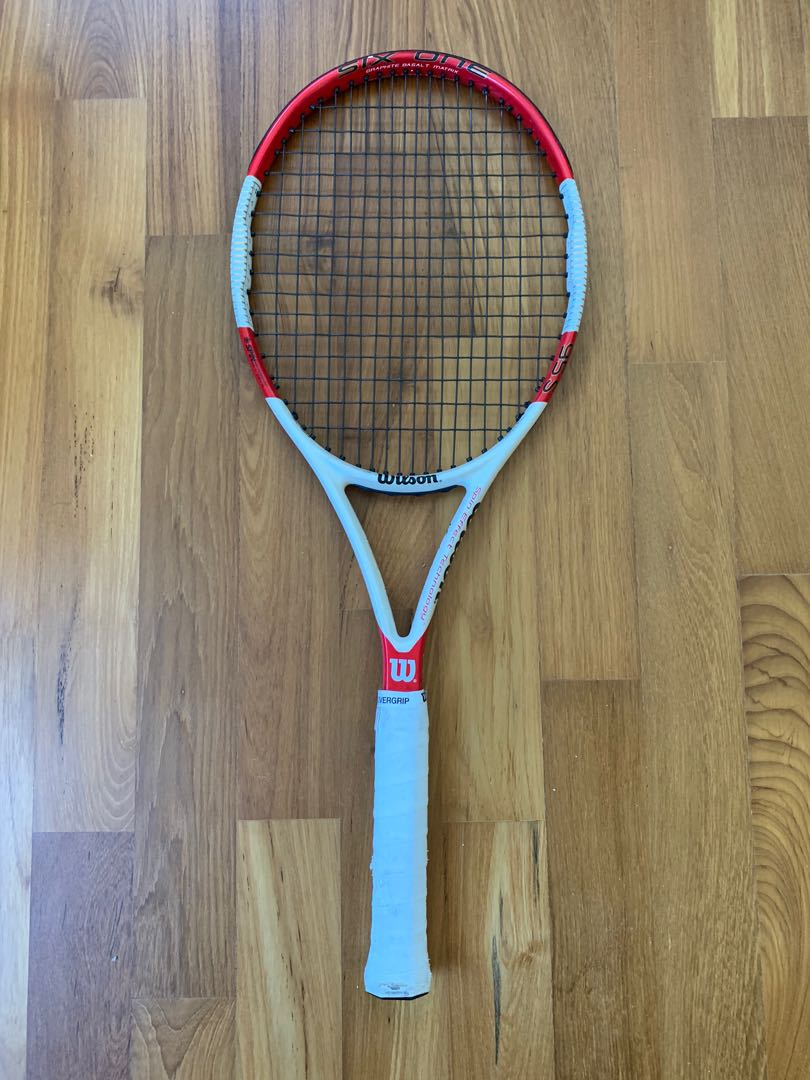 Wilson Tennis Racket six one 95s, Sports Equipment, Sports & Games ...