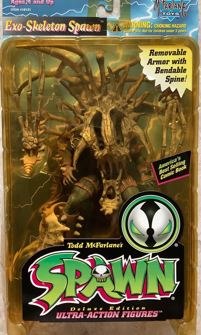 1996 Wetworks EXO-SKELETON SPAWN McFarlane Toys Ultra-Action Figure ...