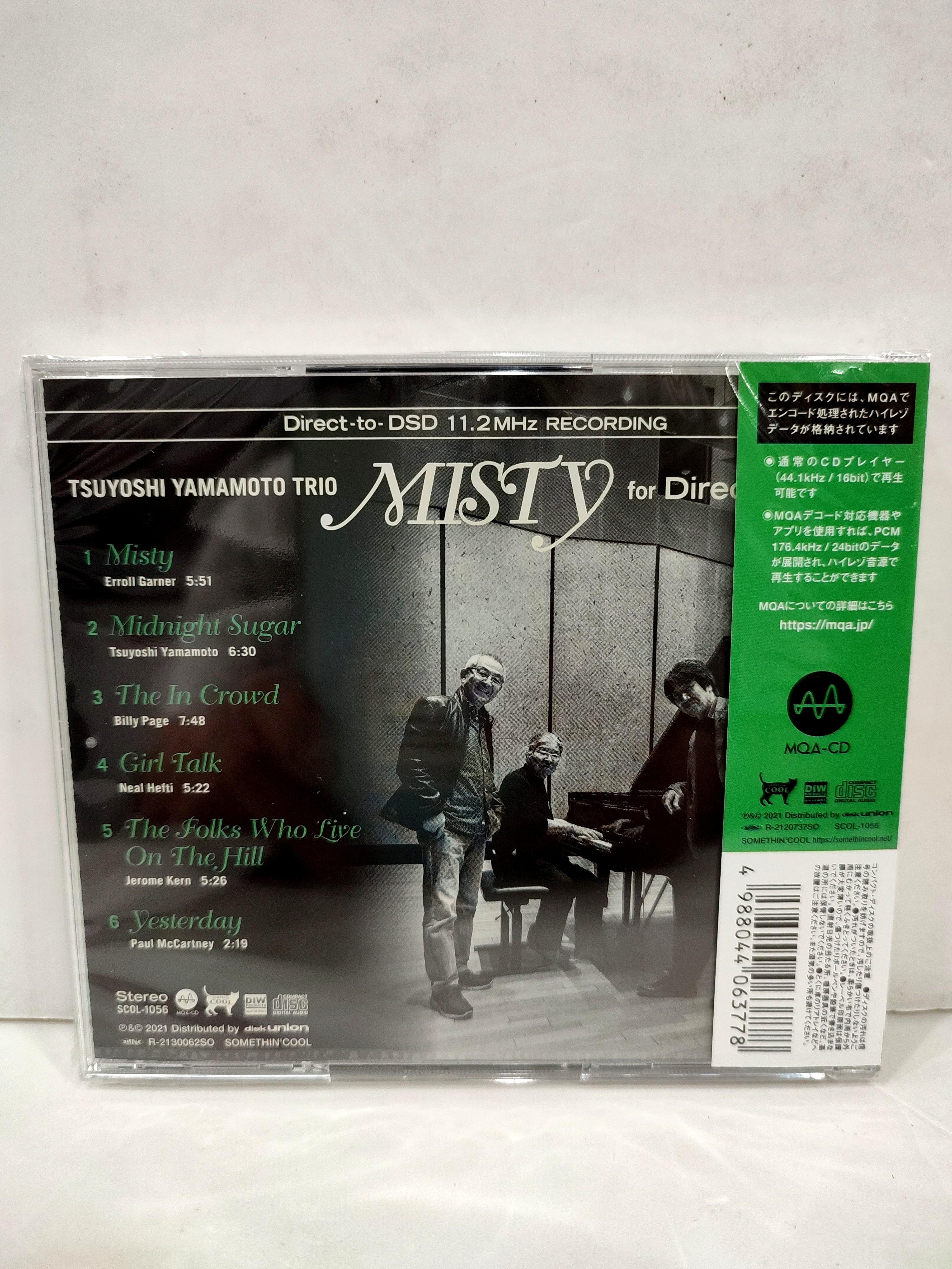 山本剛 Tsuyoshi Yamamoto Trio Misty for Direct Cutting MQA CD, 興趣及遊戲, 音樂樂器 & 配件, 音樂與媒體 - CD 及 DVD ...