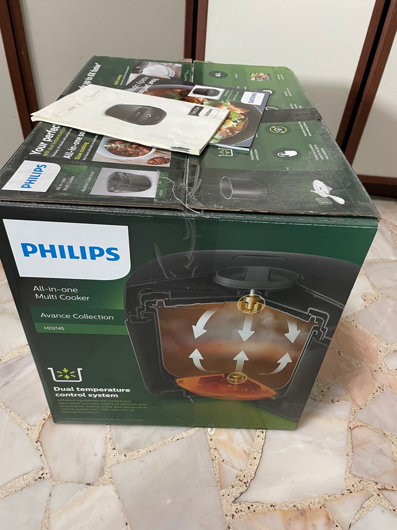 All in one Multi Cooker Philips HD2145, TV & Home Appliances, Kitchen ...
