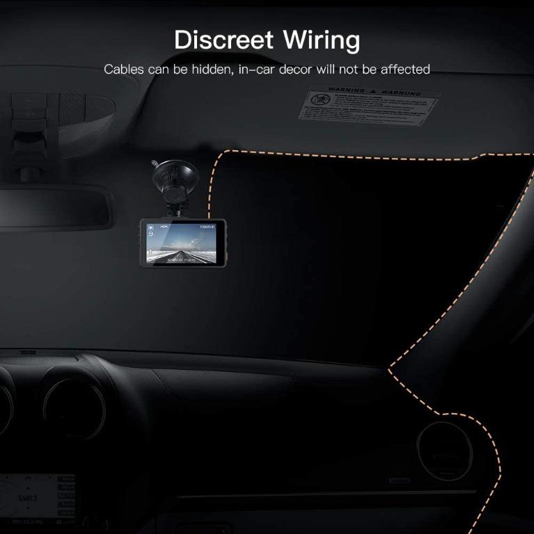 APEMAN Dash Cam Hardwire Kit for C450 Series A, DC 11.5V-40V to 5V Charger Power Kit, Build-in G ...