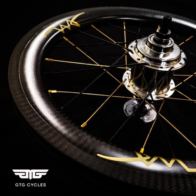 Brompton Carbon Wheels / Custom Wheelset, Sports Equipment, Bicycles ...