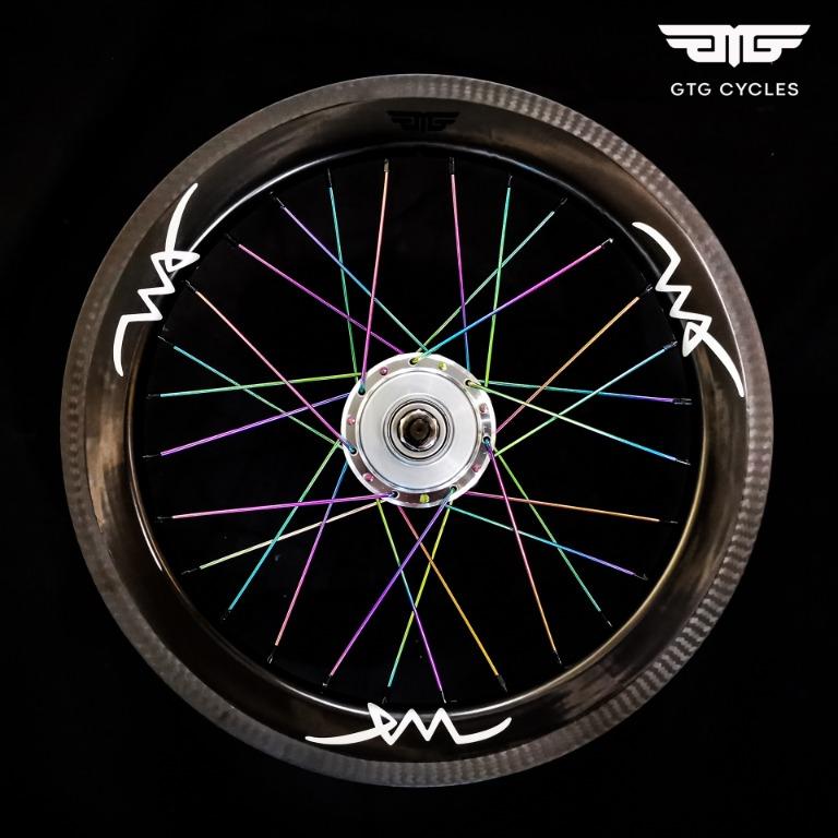 Brompton Carbon Wheels / Custom Wheelset, Sports Equipment, Bicycles ...