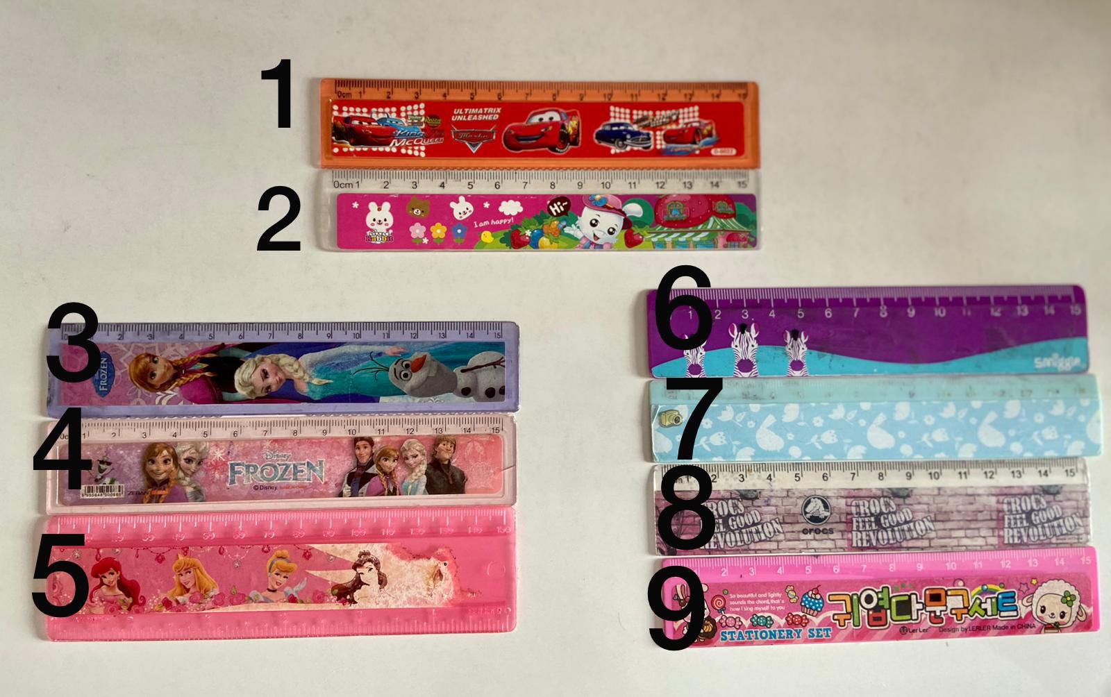 FREE !! Rulers and sticker sheets, Hobbies & Toys, Stationery & Craft ...