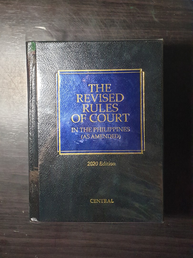 CODAL-The Revised Rules Of Court 2020 (Central), Hobbies & Toys, Books ...