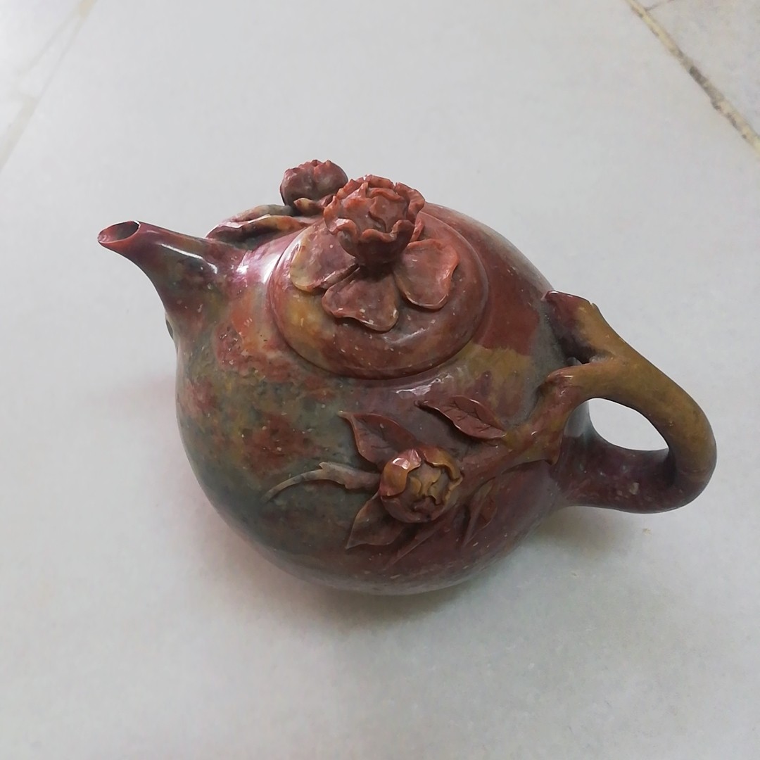 [VINTAGE COLLECTIBLE] MARBLE TEAPOT, Hobbies & Toys, Collectibles ...