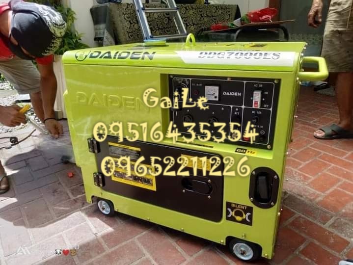 DAIDEN 6kva Diesel Generator, Commercial & Industrial, Industrial ...