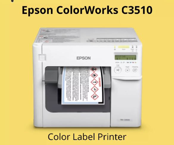Epson TM c3510 colour label printer, Computers & Tech, Printers ...