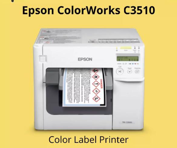 Epson TM c3510 colour label printer, Computers & Tech, Printers ...