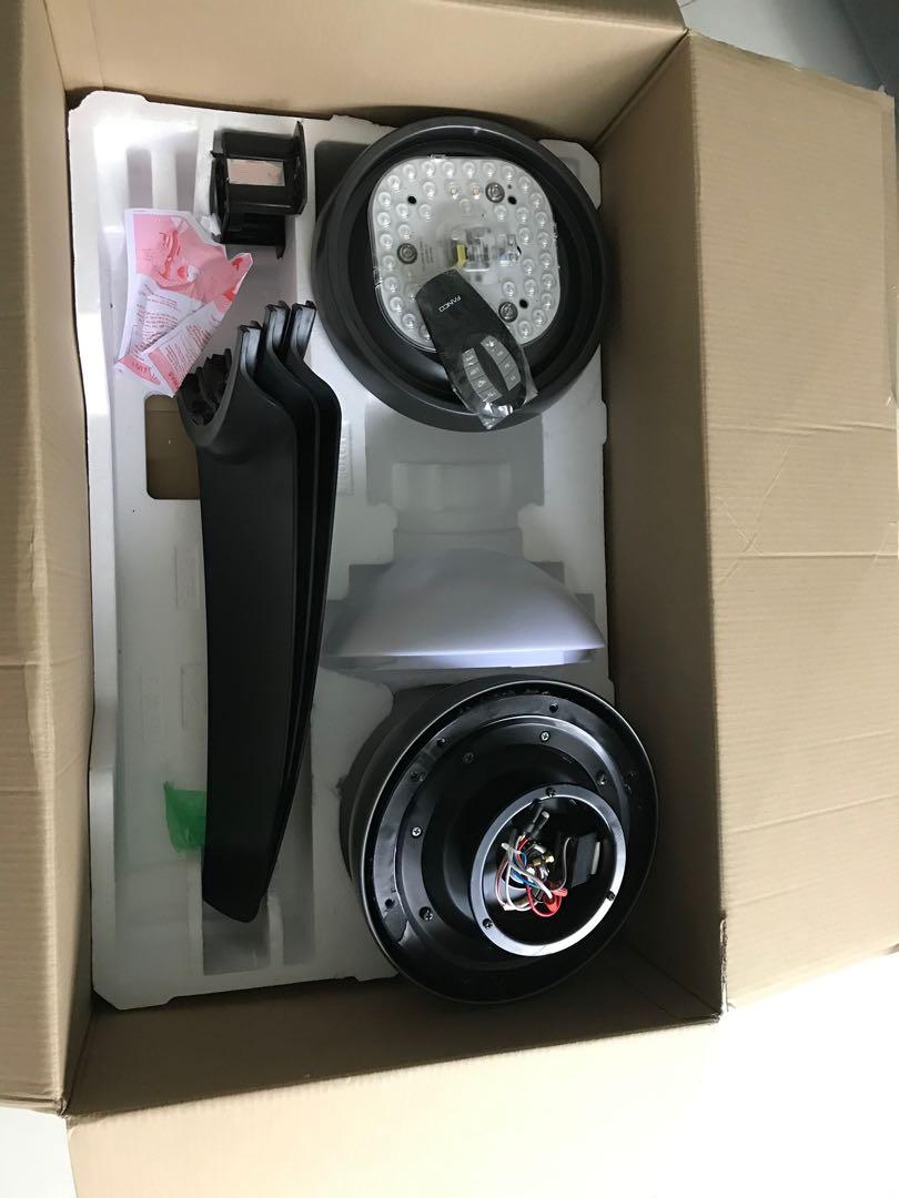 Fanco A-con 42 black ceiling fan, Furniture & Home Living, Lighting ...