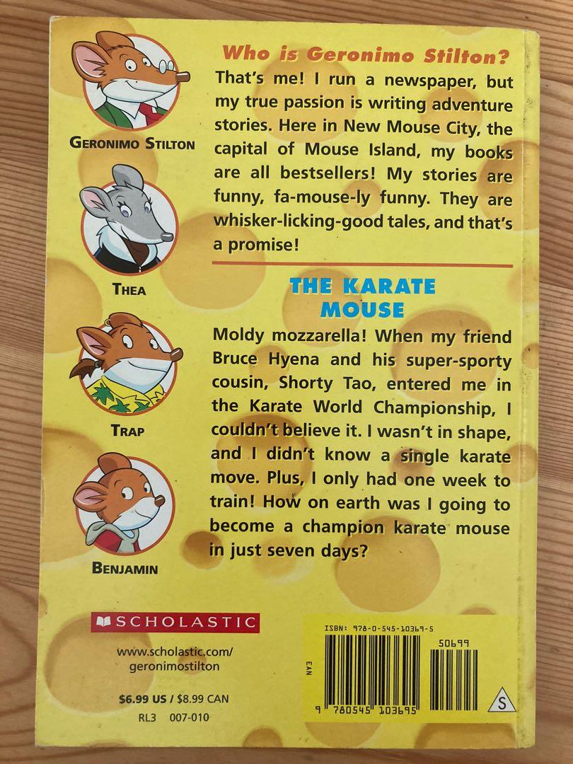 Geronimo Stilton The Karate Mouse, Hobbies & Toys, Books & Magazines ...